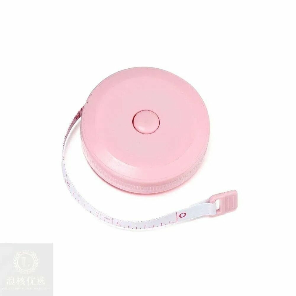 Рулетка- лента швейная портновская,1.5 метра, цвет розовый