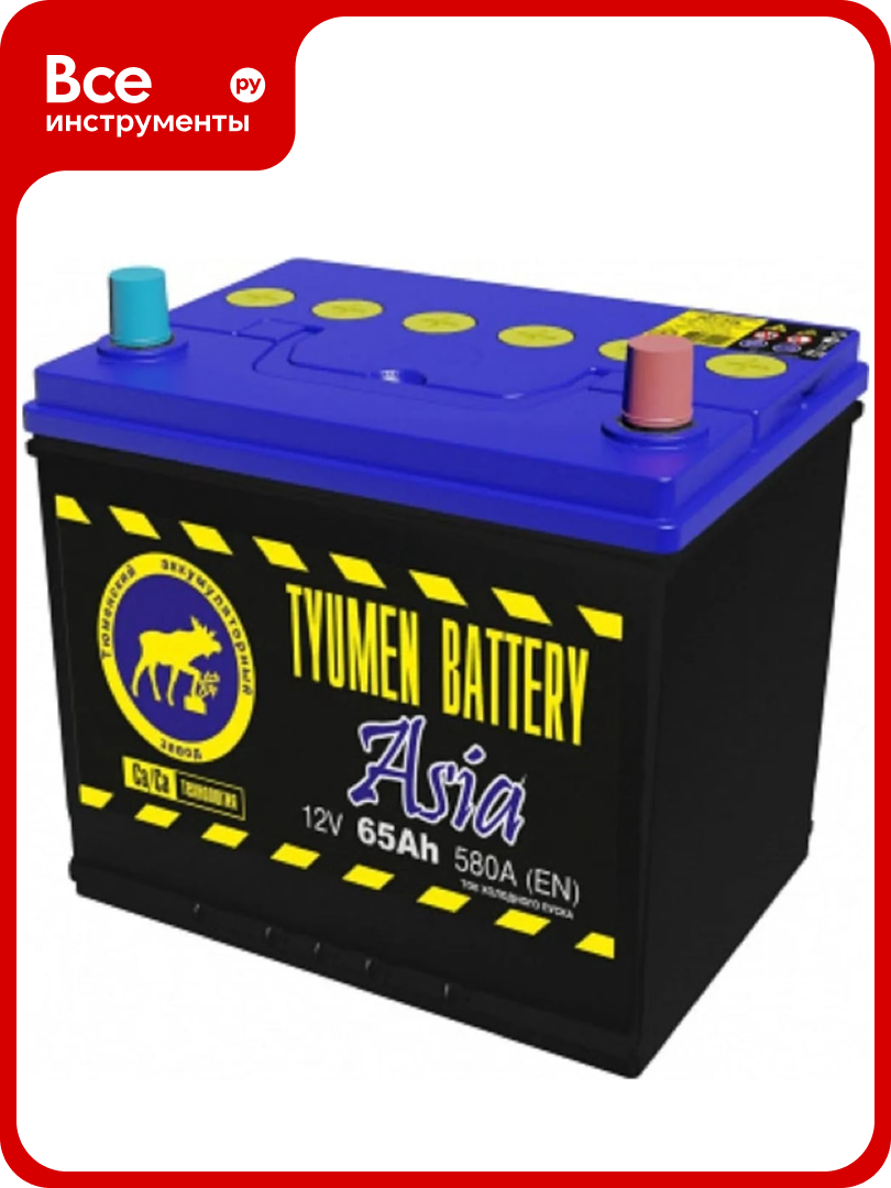 Аккумуляторная батарея TYUMEN BATTERY Тюмень asia 6ст -65.0 l TNSa65.0