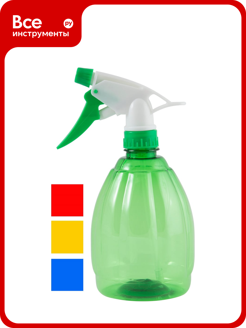 Флакон с распылителем Park PK-11 500 мл 255124 – распылитель с регулируемым распылением, доступен в ярких цветах.