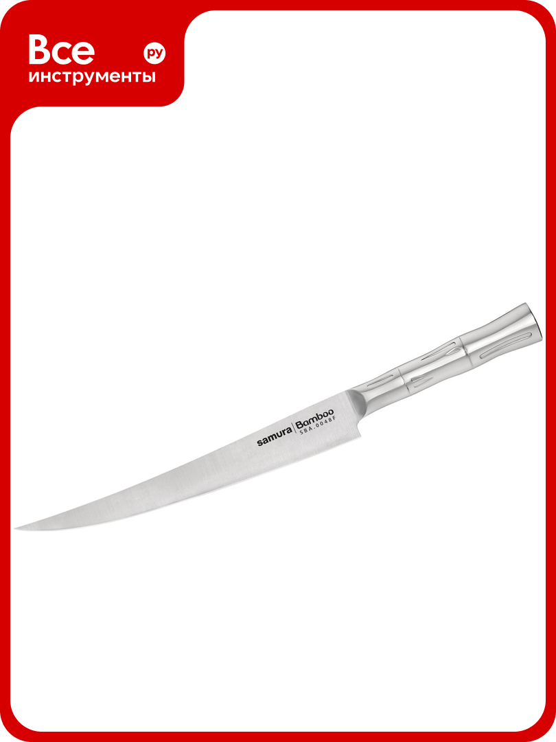Кухонный нож Samura "Bamboo" филейный Fisherman, 224 мм, AUS-8 SBA-0048F/K