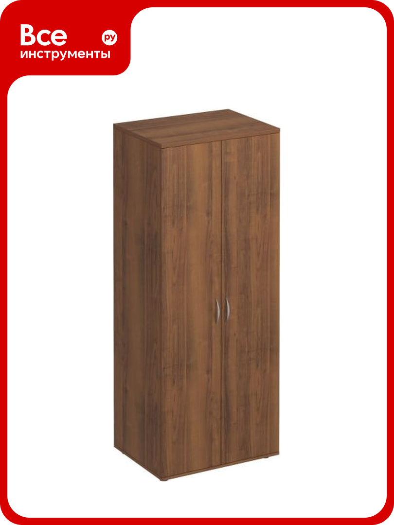 Шкаф для одежды Юнитекс Комфорт 80_60_200, орех французский К.512_ОФ