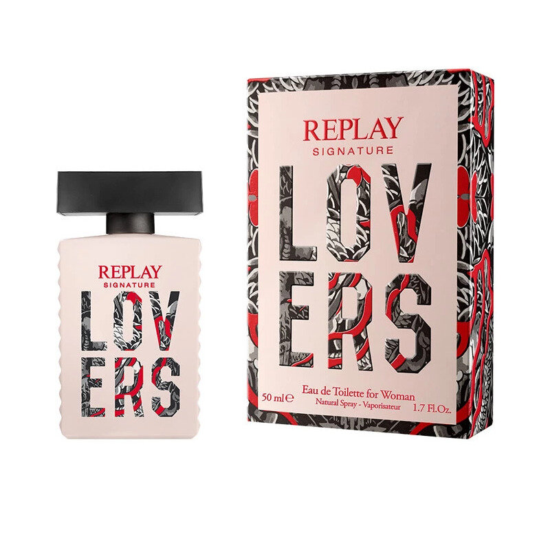 Туалетная вода для женщин Replay Signature Lovers For Woman 100 мл / Духи Реплей Сигначе Лаверс Фо Вумен