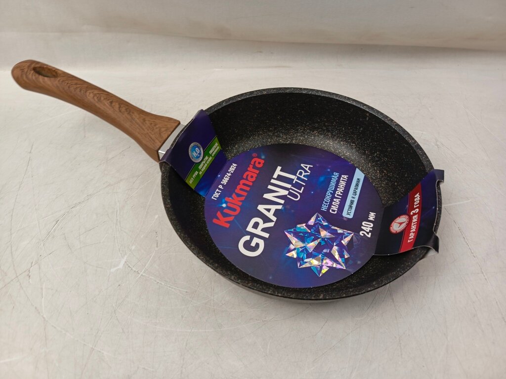 Сковорода KUKMARA сго240а а/пр литая 24см Granit ultra original (1462083)