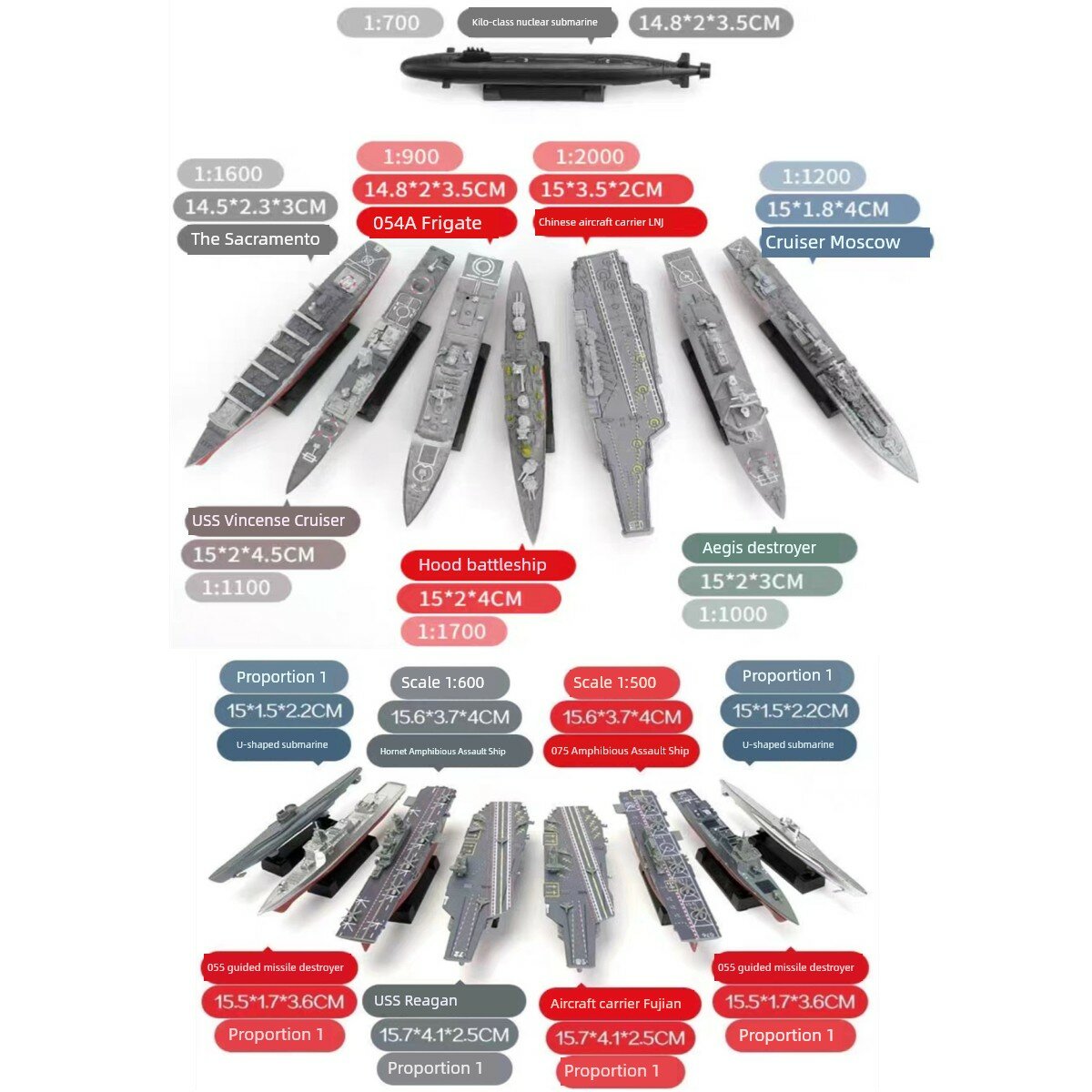 Набор моделей кораблей для сборки 4D, 2 разных военных корабля, коллекционная игрушка для взрослых и детей, 8-10 деталей