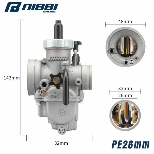Карбюратор niоранжевый 2T 4T для мотоцикла, карбюратор с насадками Carb для YAMAHA Kawasaki Honda SUZUKI