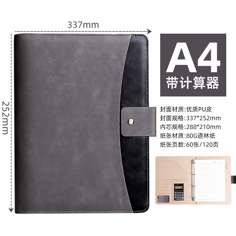 Папка A4 Многофункциональная папка для презентаций Дизайнерская папка для переговоров Деловая папка для контрактов Папка с печатью логотипа на заказ