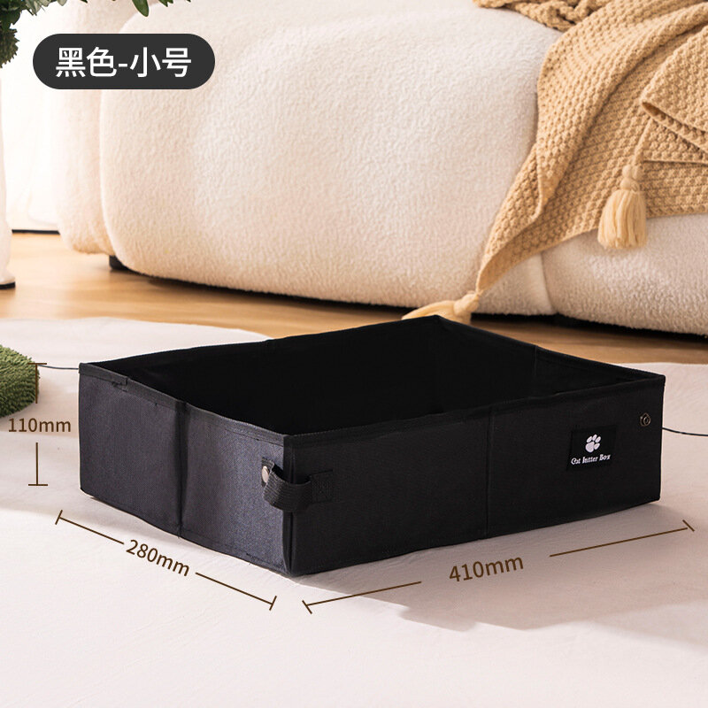 Портативный складной одноразовый лоток для кошек, дорожный туалет для кошек, сумка для лотка, кошачьи принадлежности