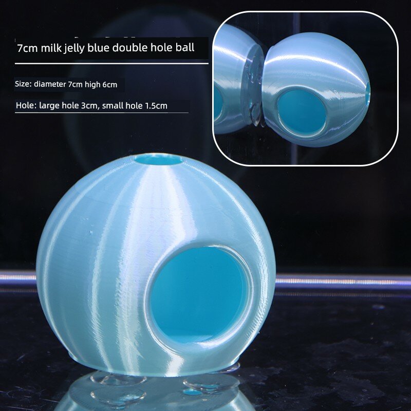 Декоративный 3D-объёмный элемент для аквариума: пещера-укрытие, шар-укрытие, украшение для аквариумного ландшафта,