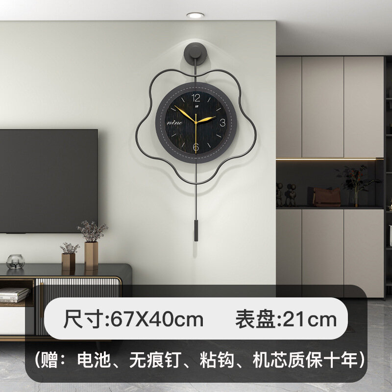 Современные легкие роскошные настенные часы для гостиной, модные часы для входа в дом, ресторанные декоративные часы, креативные настенные часы, новый модель