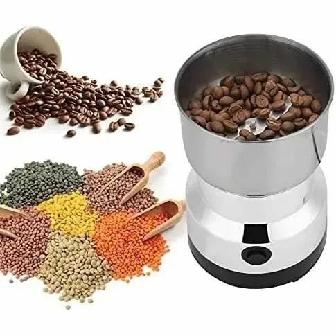Мощный измельчитель для сухих продуктов. Электрическая мельница для специй, зерна, соли, муки. Блендер-дробилка для дома.