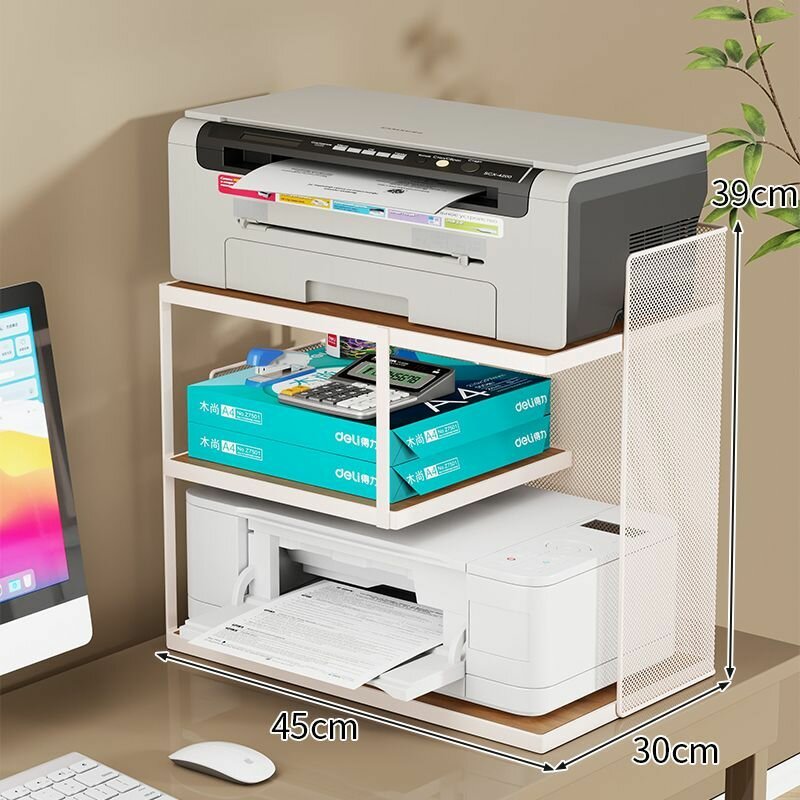 Настольная подставка для принтера, многоярусная настольная полка, стеллаж для хранения документов, подставка для копира, напольная.