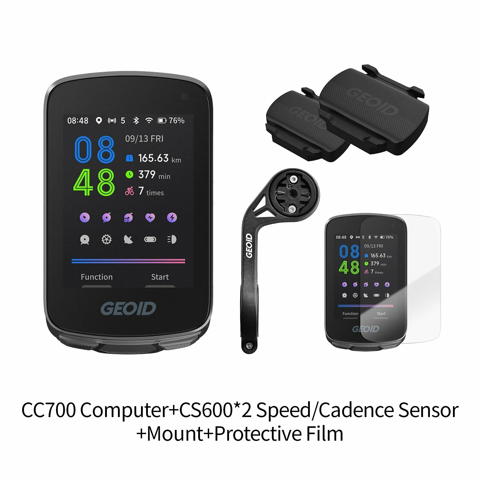 Велокомпьютер GEOID CC700 GPS CC700 with 2 CS600
