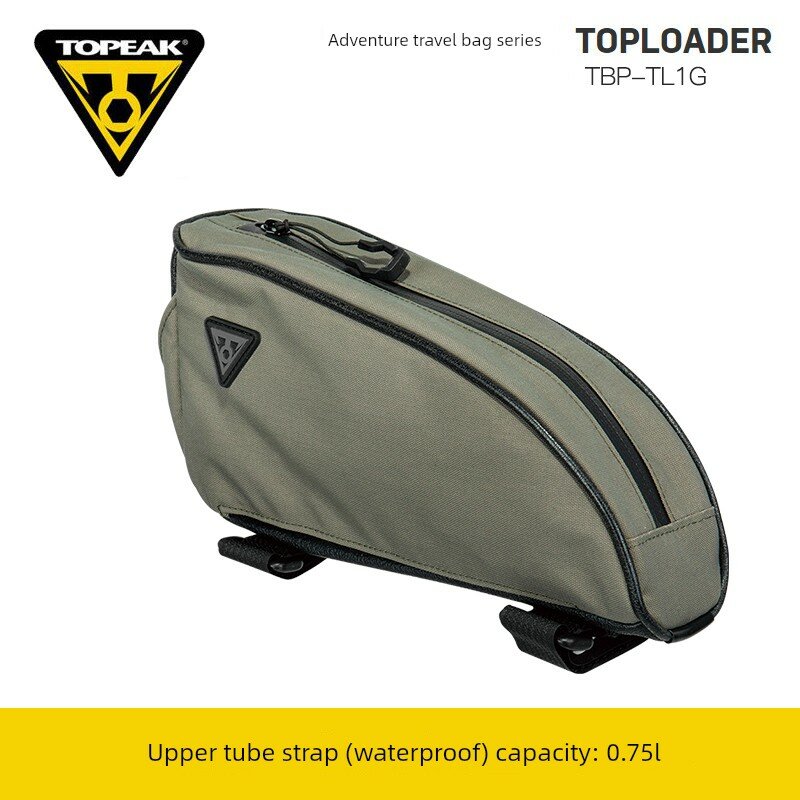 TOPEAK Мешок на верхнюю трубу для велосипедов 0.75 л, зеленый цвет, легкий для повседневного использования