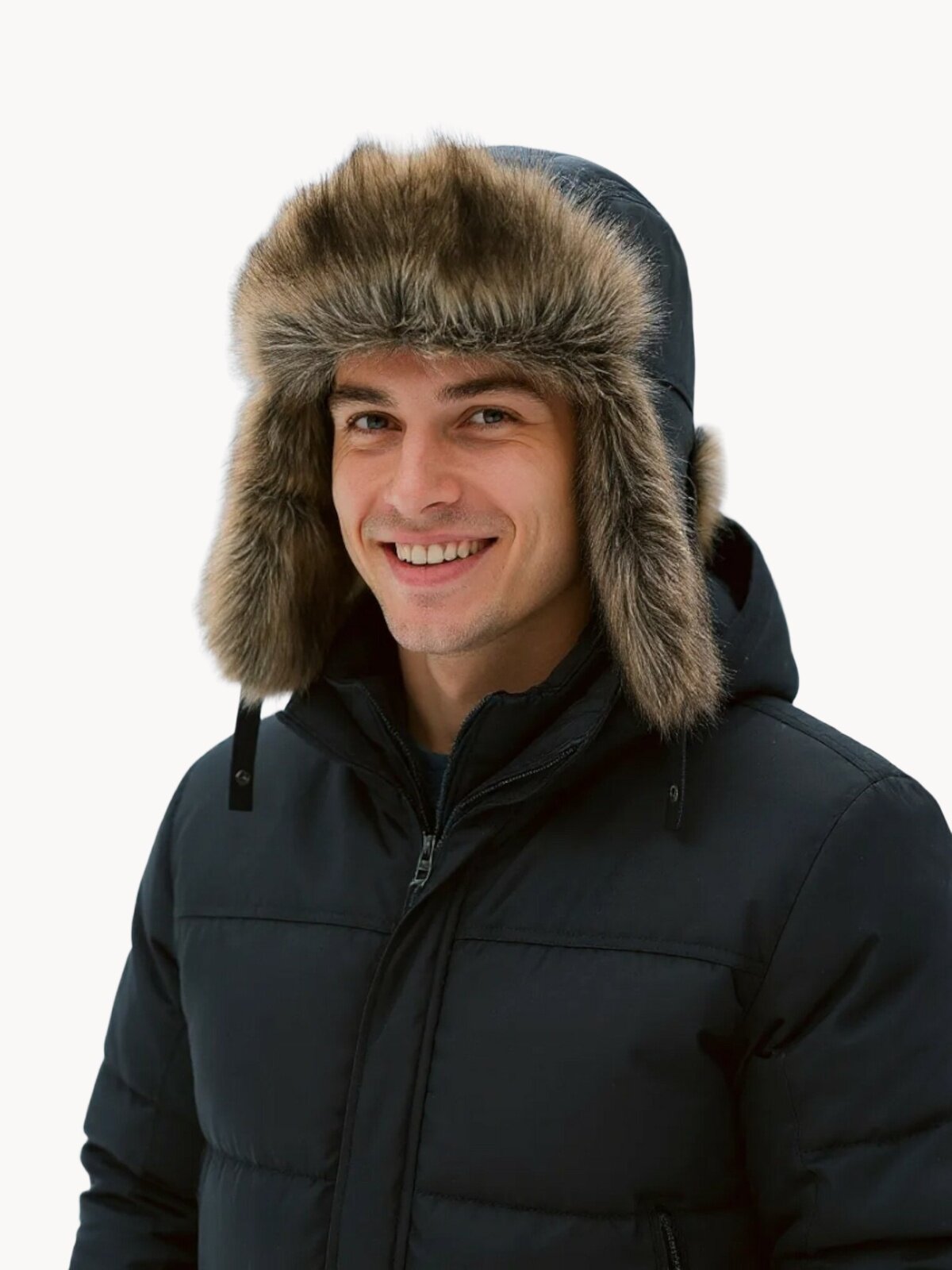 Шапка-ушанка Осень-зима 2025 для мужчин