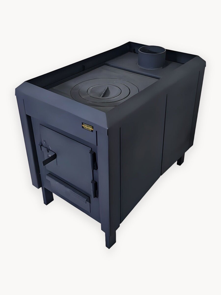 Печь Вятка-печи Этна, с чугунной варочной плитой, 150 м², 7 кВт