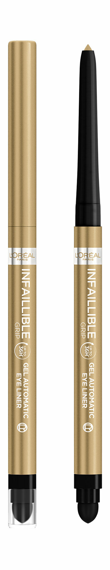 L'OREAL Гель-лайнер для глаз Infaillible Grip автоматический, 1 мл, 14 Золотой