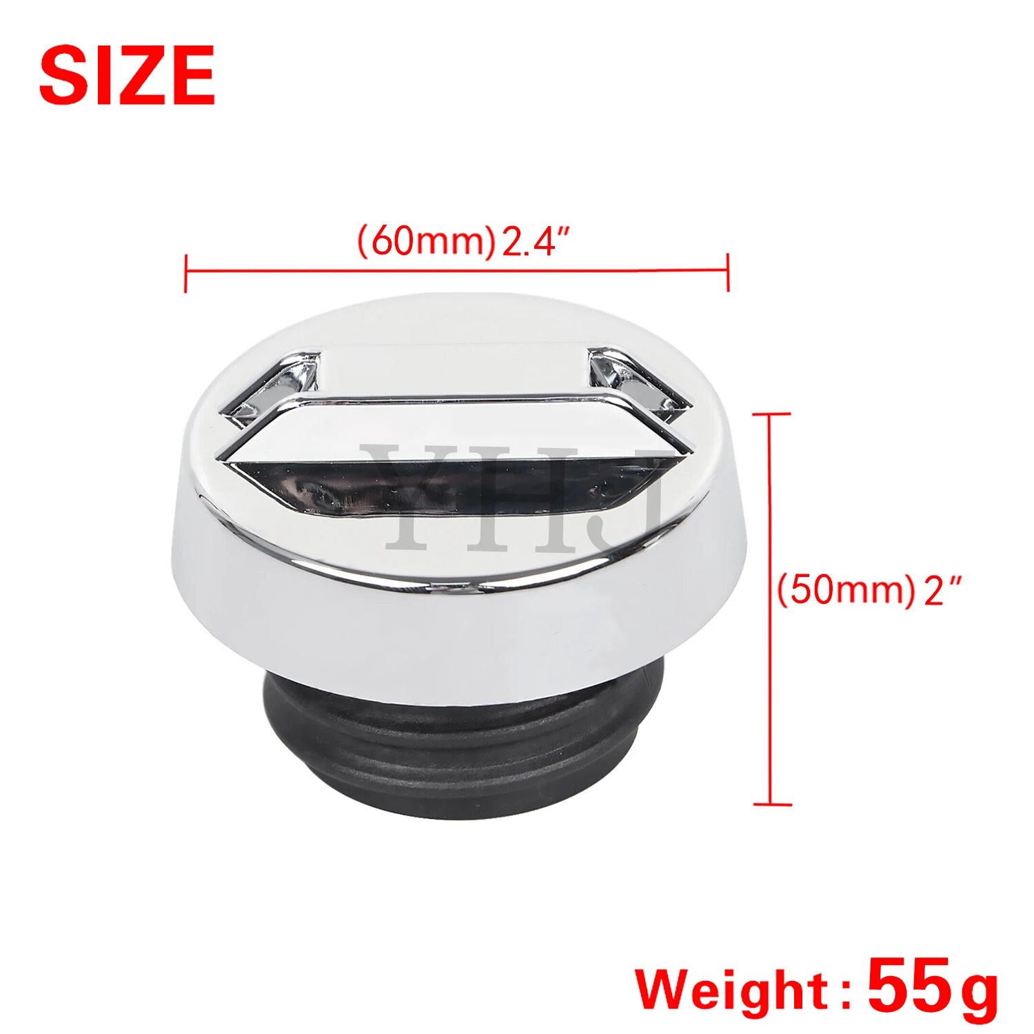 Вентилируемая крышка топливного бака мотоцикла, масляная крышка для Harley Electra Street Glide Road King Fat Boy Softail 1982-Up, пластик, хром