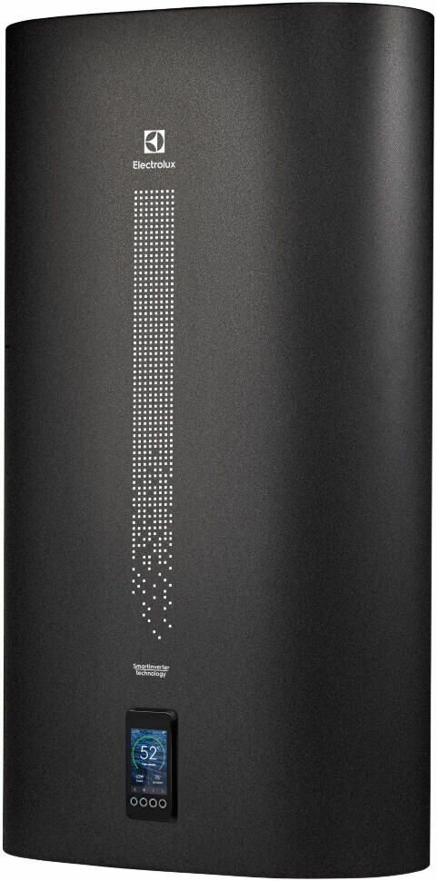 Водонагреватель Electrolux EWH 100 SmartInverter Grafit Черный графитовый Прямоугольный/плоский Нержавеющая сталь сухой тэн