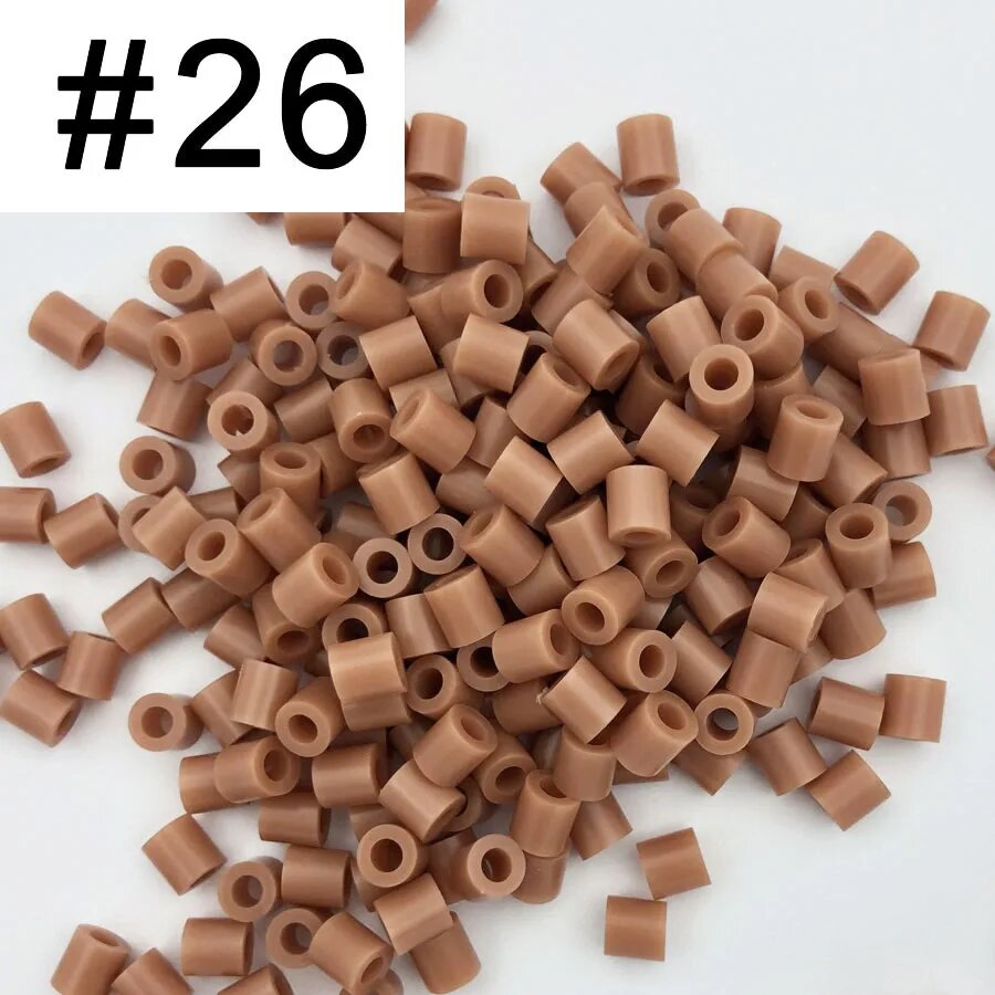 Бусины Perler 5 мм, 500 шт, жемчужные, PUPUKOU