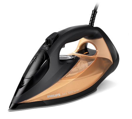 Утюг паровой HV Series 7 Philips DST7040/80, черный/золотой