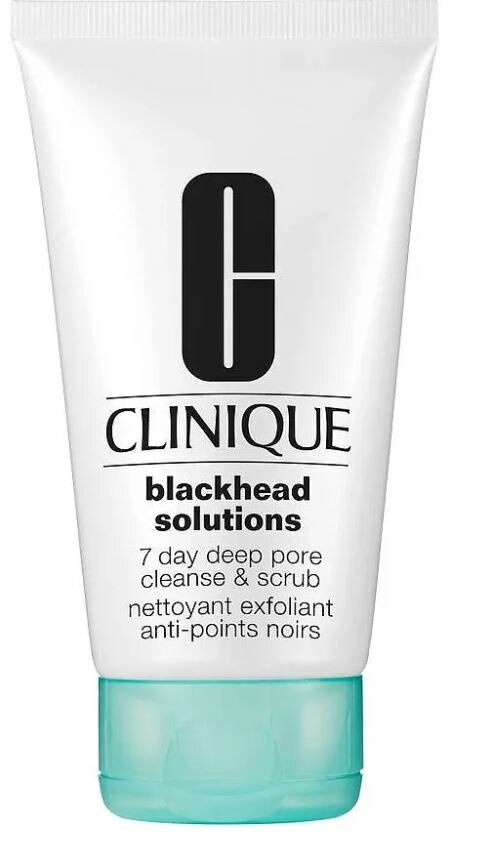Clinique скраб для глубокого очищения пор Blackhead Solutions 7 day, 125 мл