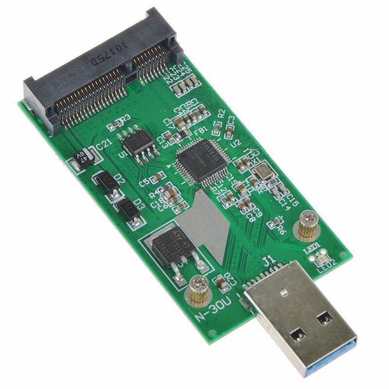 Usb 3.0 в Mini PCIe Msata Ssd внешний Msata в Usb 3.0 Ssd конвертер адаптер