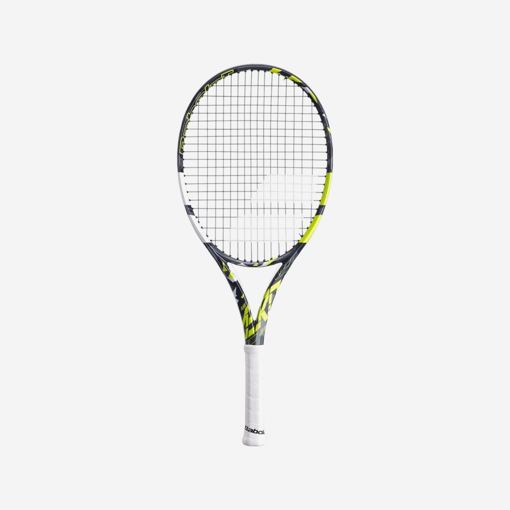Decathlon Ракетка для большого тенниса Babolat Pure Aero 26, детская, размер 00, серый/желтый