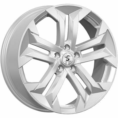 Диск автомобильный литой КиК КР015 19x7.5 5x108 et47 dia60.1 Серебристый