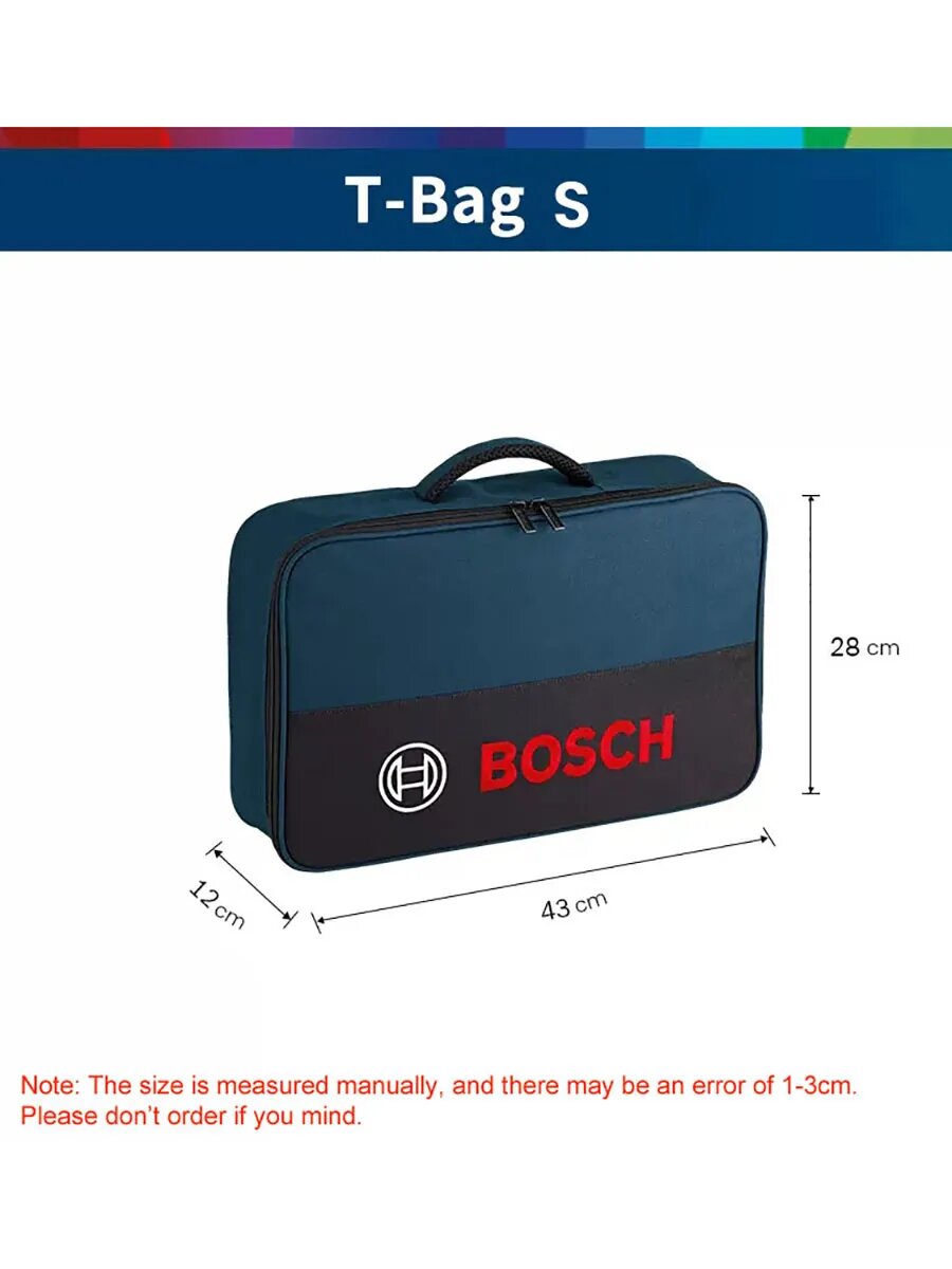 Сумка Bosch, для инструментов, брезент, водоотталкивающий материал