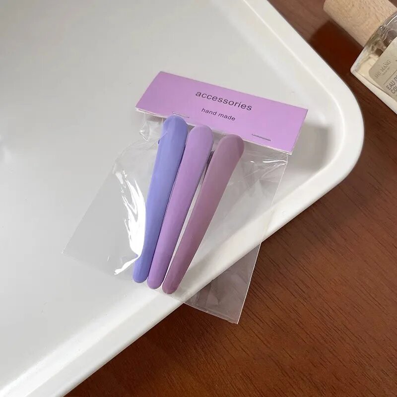 3 шт. заколки для укладки волос, 3,1 дюйма, матовые заколки для волос из кожи аллигатора, заколки для волос без складок, утка, счетающиеся волосы, Clip 머리건