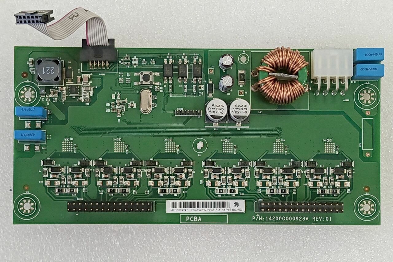 142000000923A REV: 01 Плата коммутатора HP OfficeConnect 1820 J9984A (с разбора)