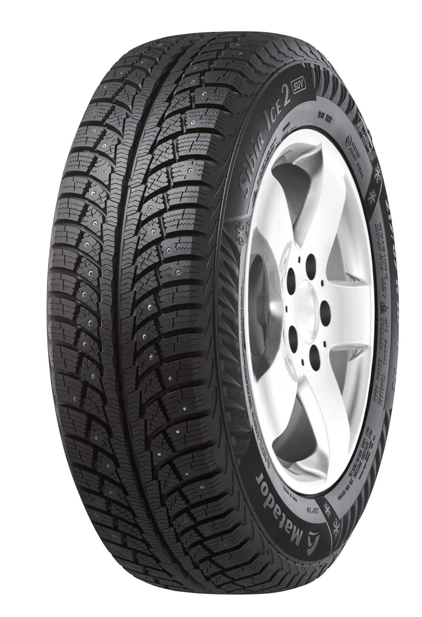 Шина зимняя шипованная Matador MP 30 Sibir Ice 2 SUV 225/60 R17 103T для внедорожного автомобиля