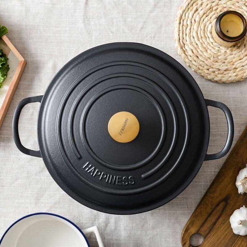 Жаровня, Чугун, 5 л, 30 см