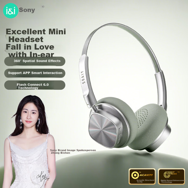 Soaiy Z01 Over-Ear Wireless Bluetooth Headphones with Heavy Bass for PC Laptop Gaming Music Noise Cancelling Compatible with Apple Huawei Xiaomi Phones