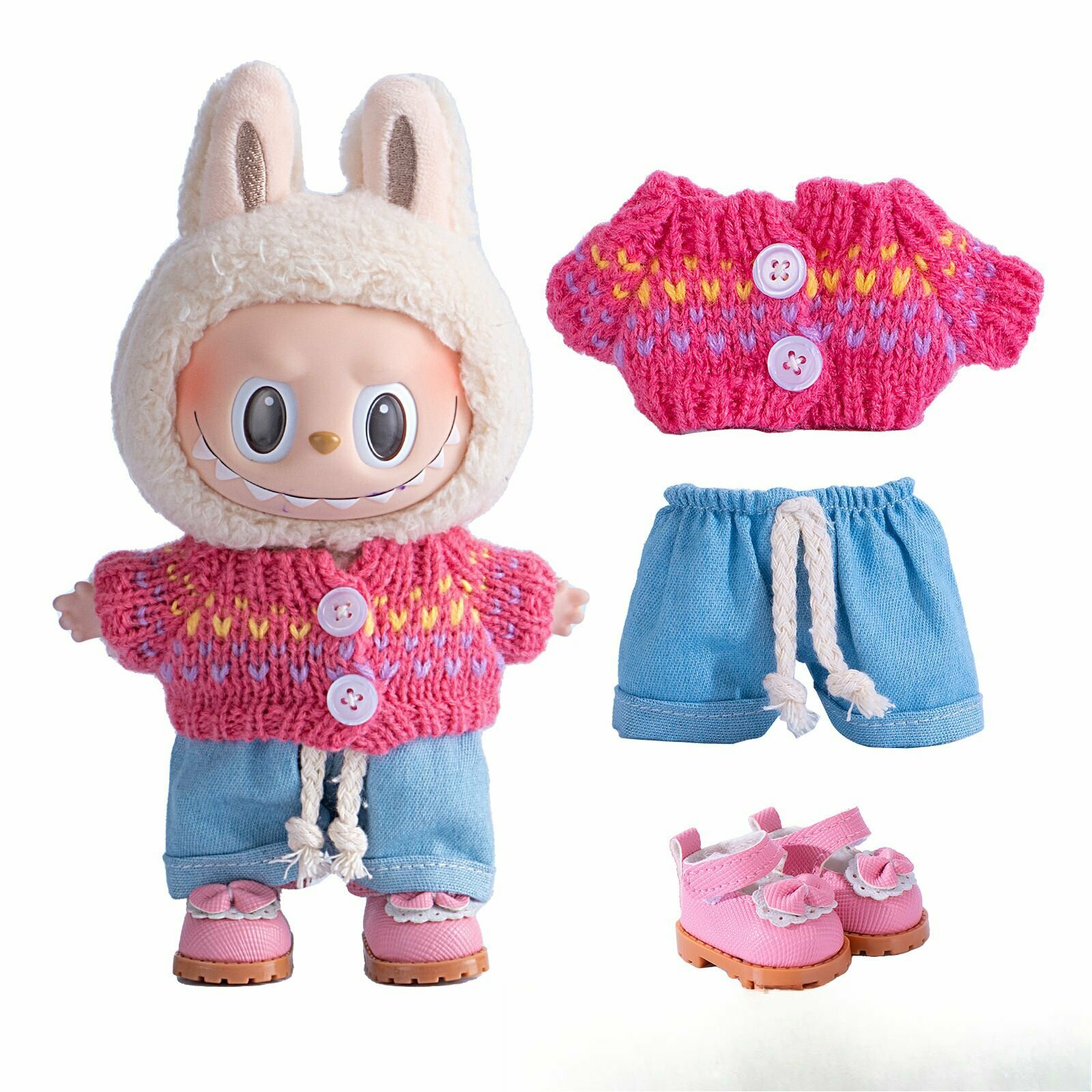 Labubu одежда для игрушки 17cm