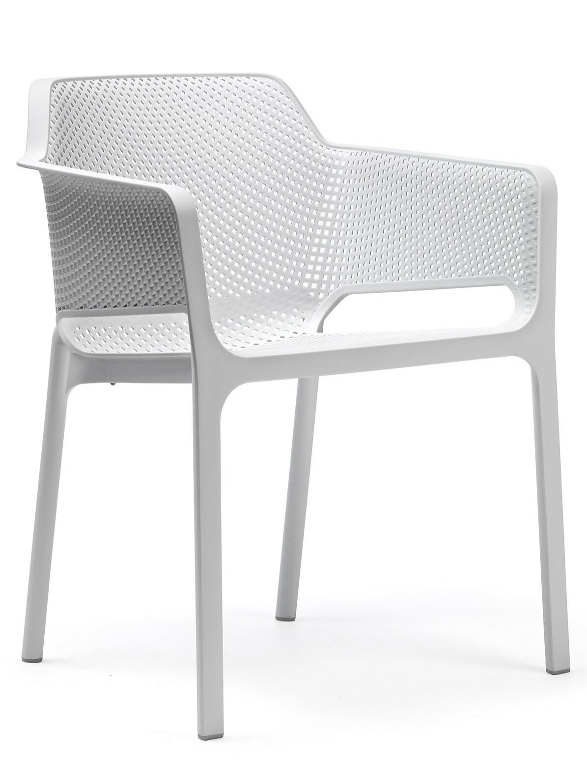 Кресло садовое пластиковое Nardi Net, Италия, уличное, для балкона, цвет белый