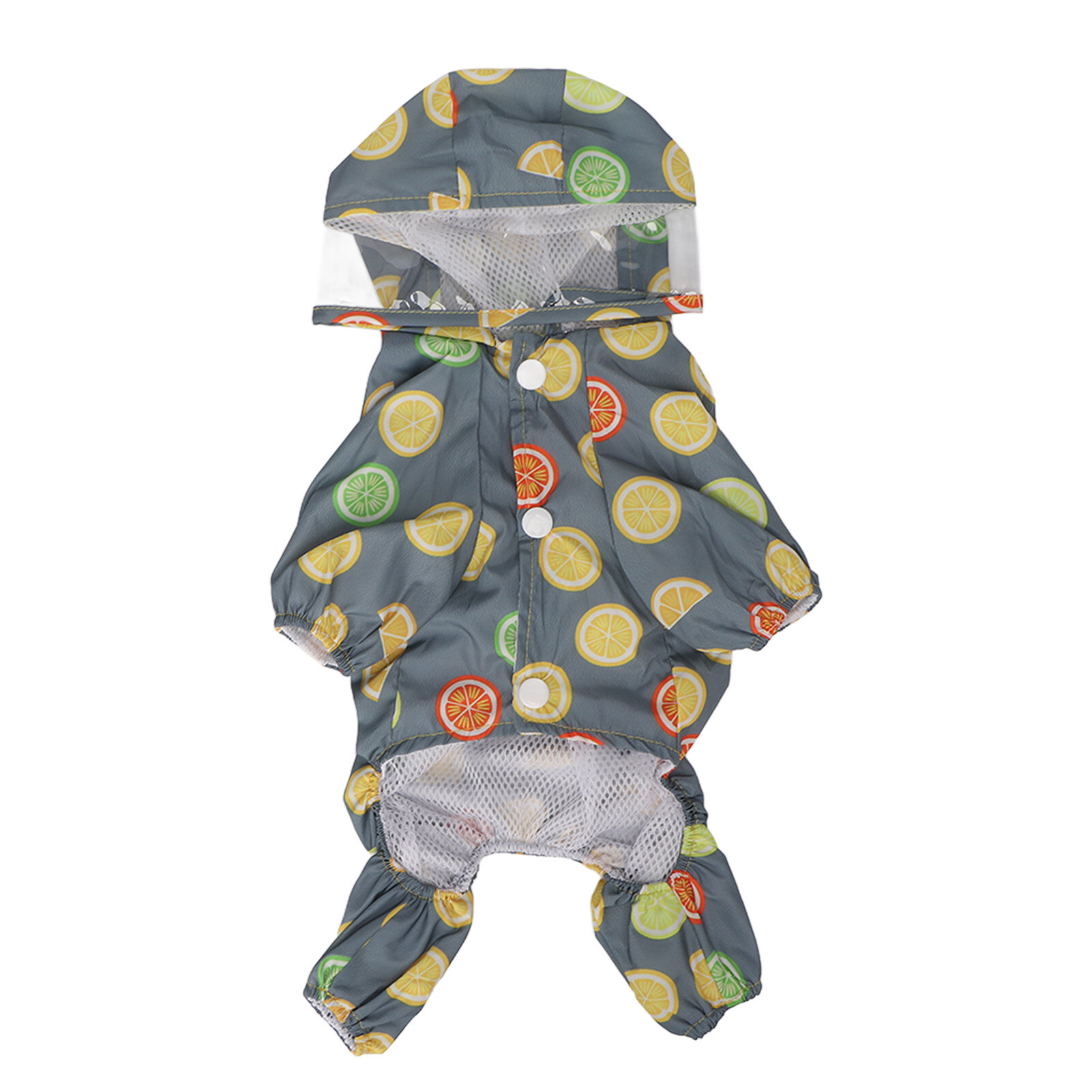 Дождевик для собак с капюшоном, светоотражающий, ветрозащитный, дышащий, легкий, с D-образными кольцами, размер XL.