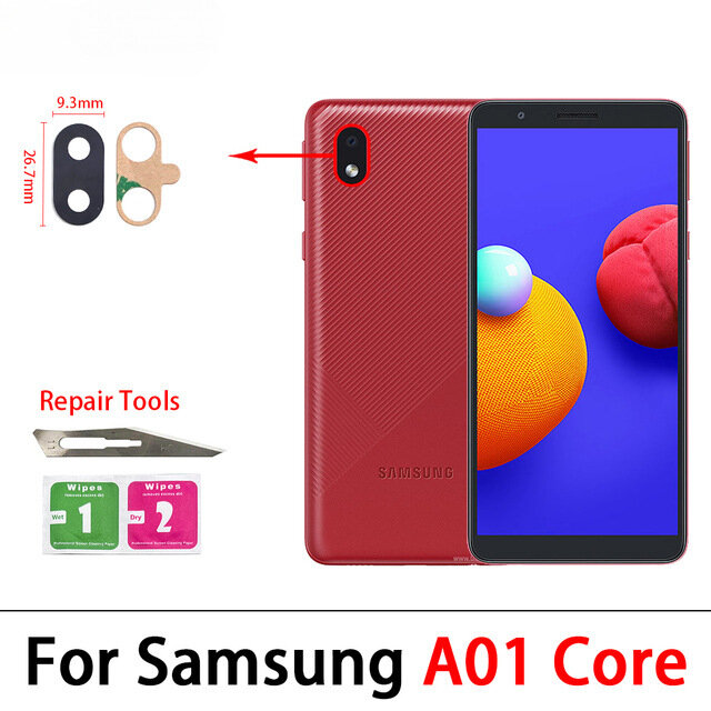 Замена стекла камеры для Samsung Galaxy A01 с комплектом инструментов