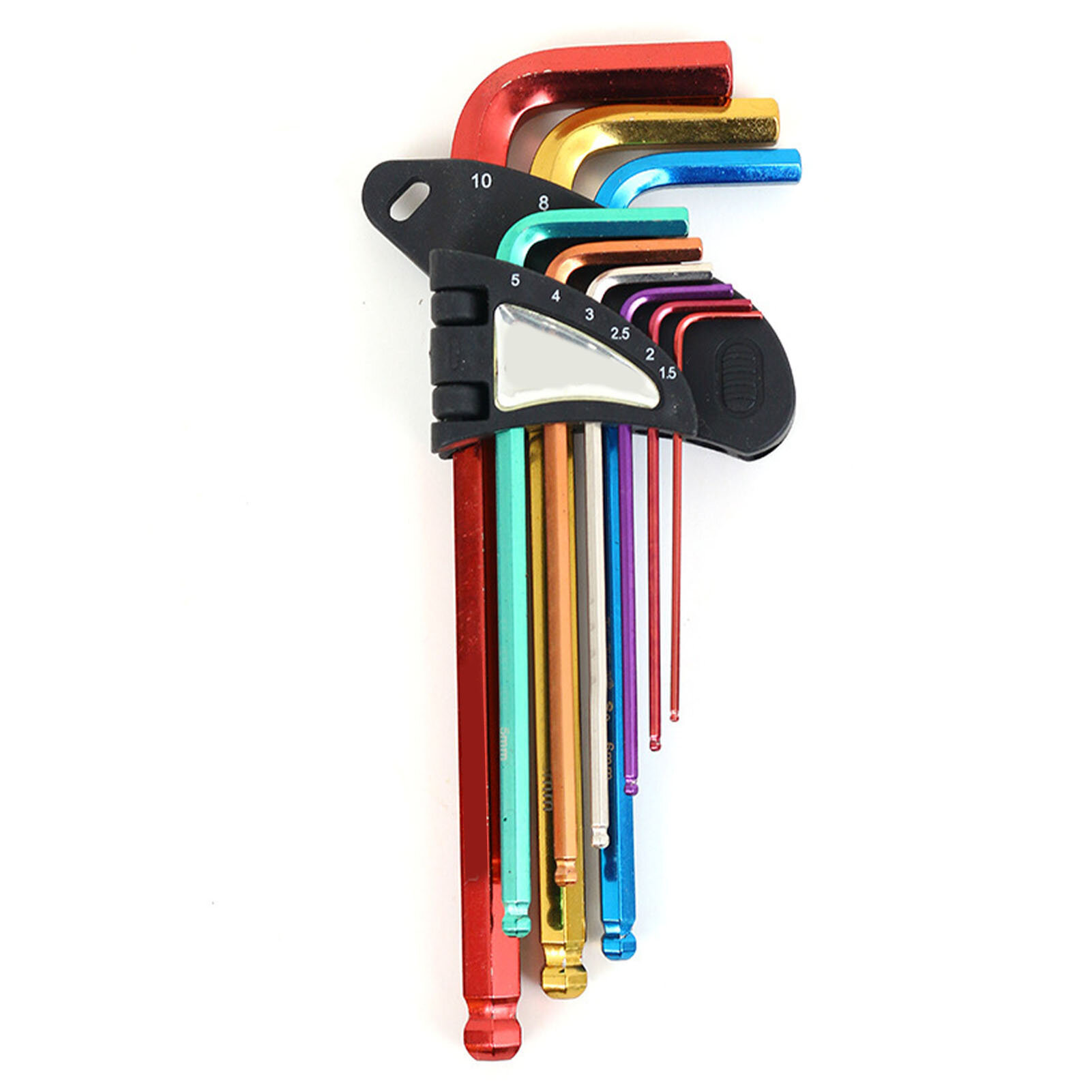 9шт Шестигранный Ключ Star Key Ball End Металлический Длинный Рычаг Металлический Ключ Набор Инструментов для Ремонта BH 205-HL