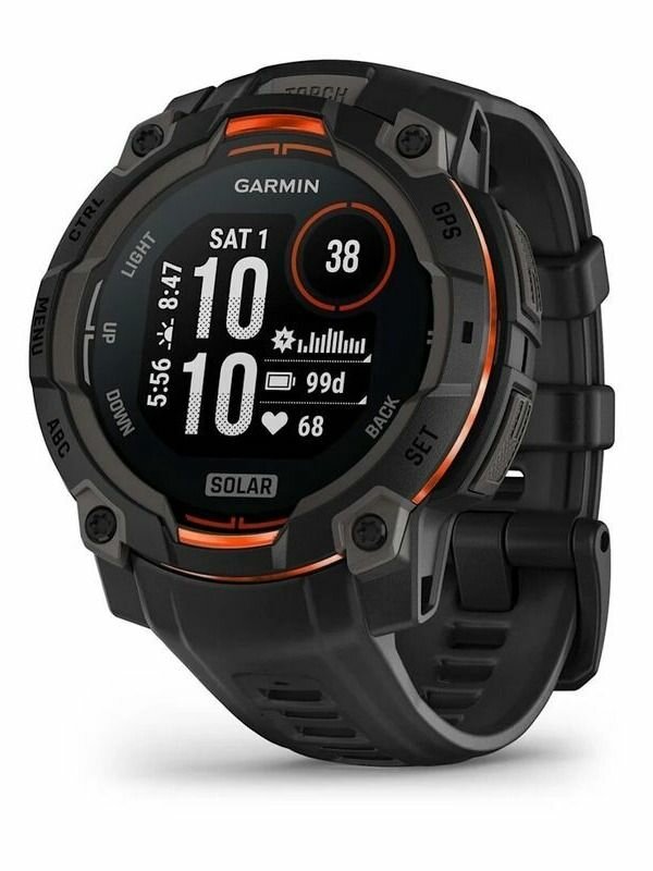 Смарт-часы Garmin Instinct 3 Solar 45 mm Black 010-02934-00