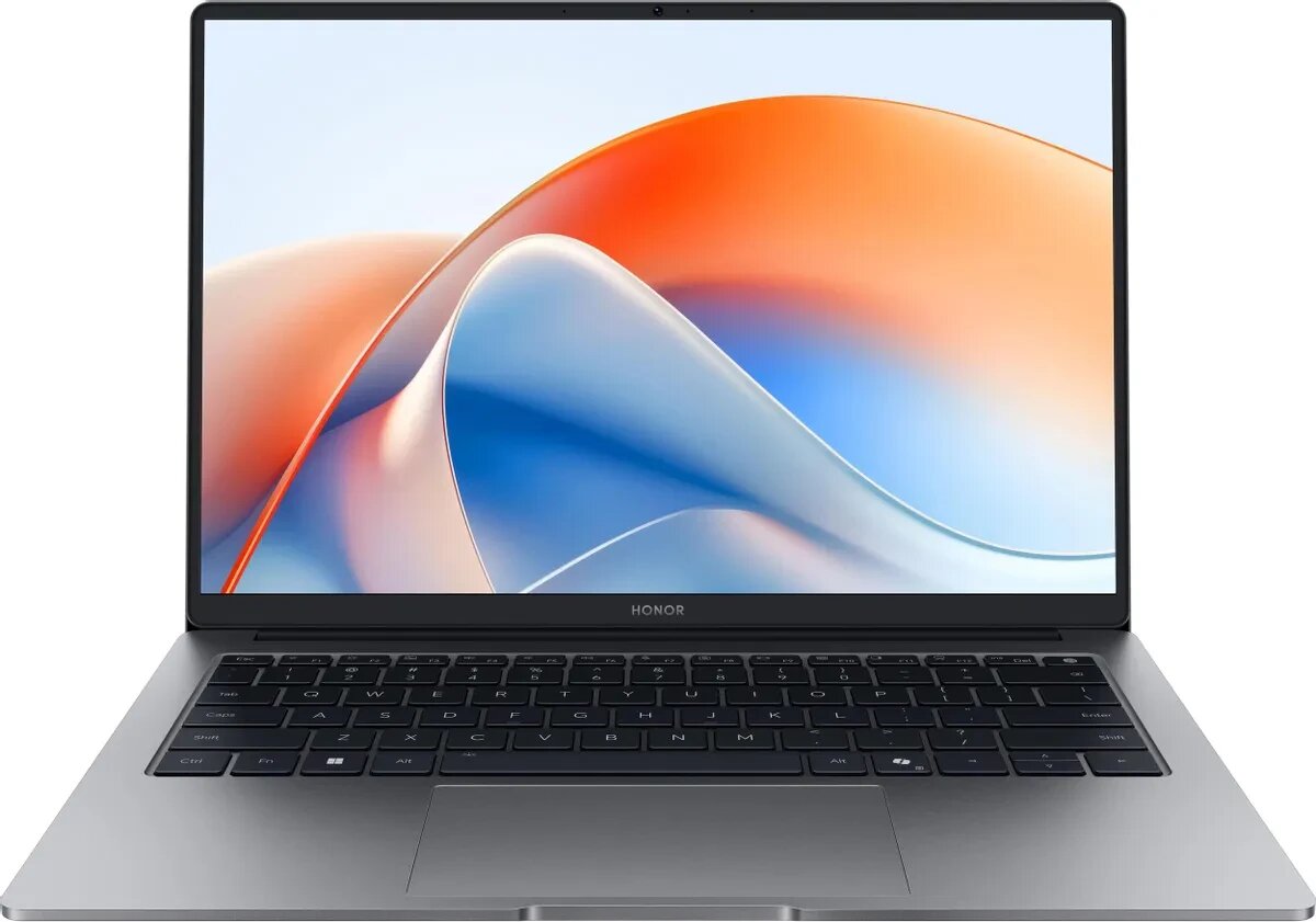 Ноутбук HONOR MagicBook X14 Plus 14", Intel Core 5 220H, 16GB LPDDR4x, 1TB SSD, Intel Iris Xe, Win11, grey (5301ALWA)