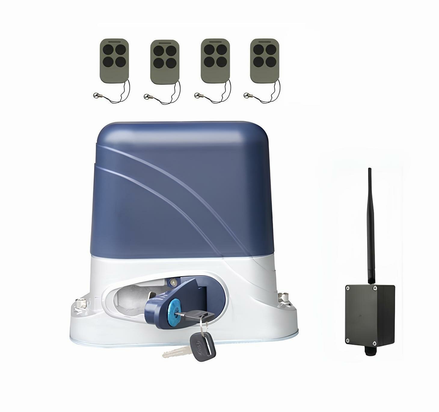 Автоматика для откатных ворот KSL-1300 KIT-BT-Т4, комплект: привод, 4 пульта, Bluetooth-модуль