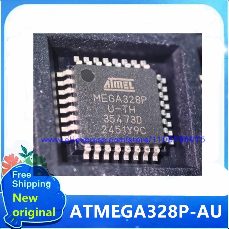 Новые оригинальные 10шт-50шт ATMEGA328P-AU MEGA328P MEGA328PU-TH QFP-32