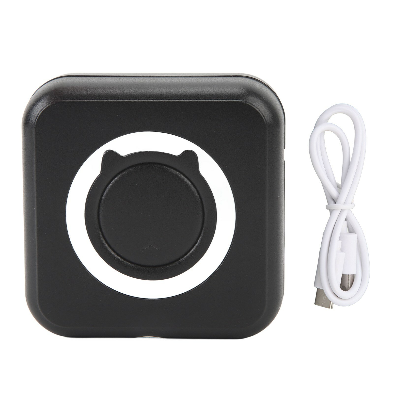 Pocket Printer Mini Printer Bluetooth Inkless Thermal Photo Printer for Study Black and White Photos for IOS for Android Black and White