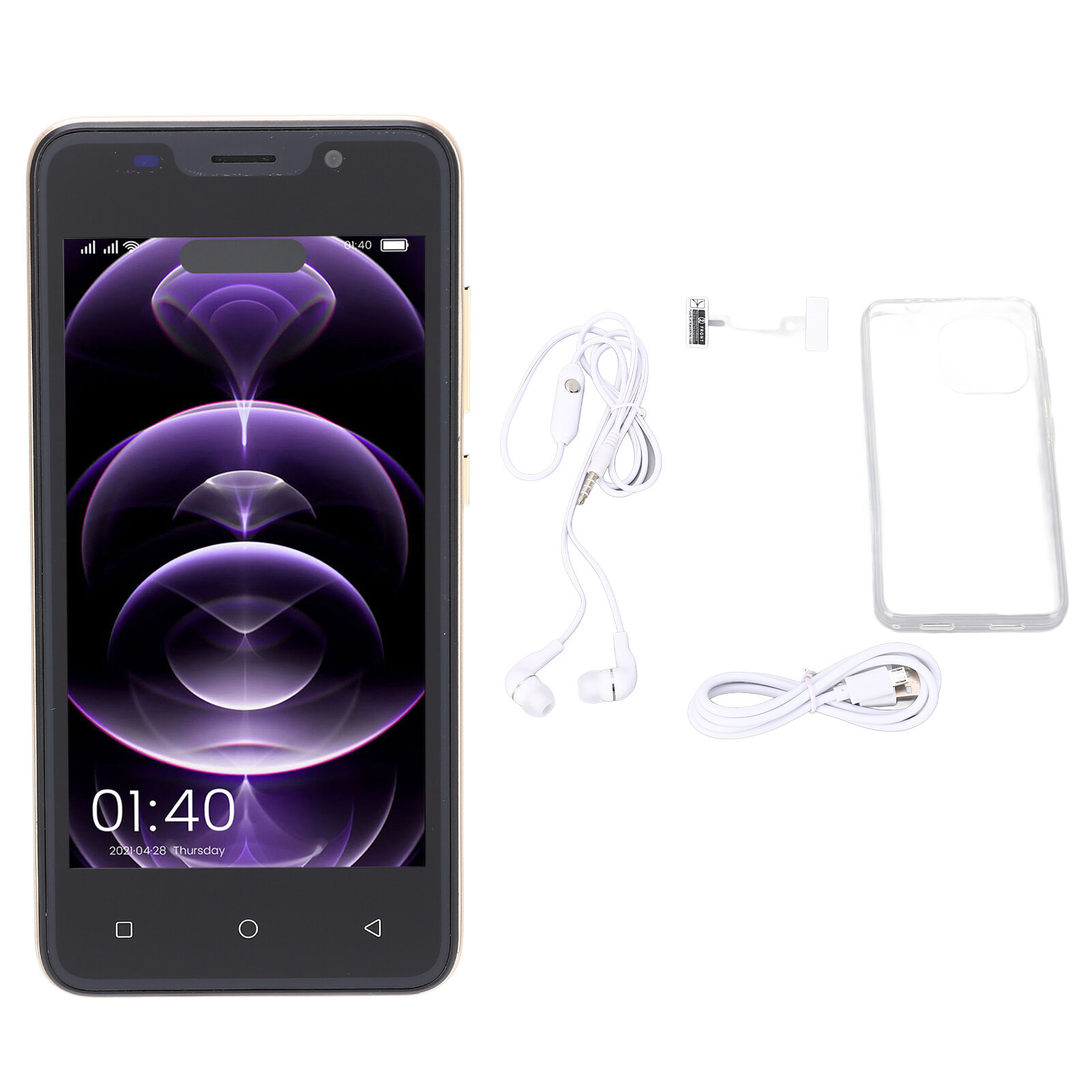 Смартфон IP13 Pro: 5дюймовый HDэкран, два слота для SIMкарт, распознавание лица, 2 ГБ ОЗУ, 32 ГБ ПЗУ