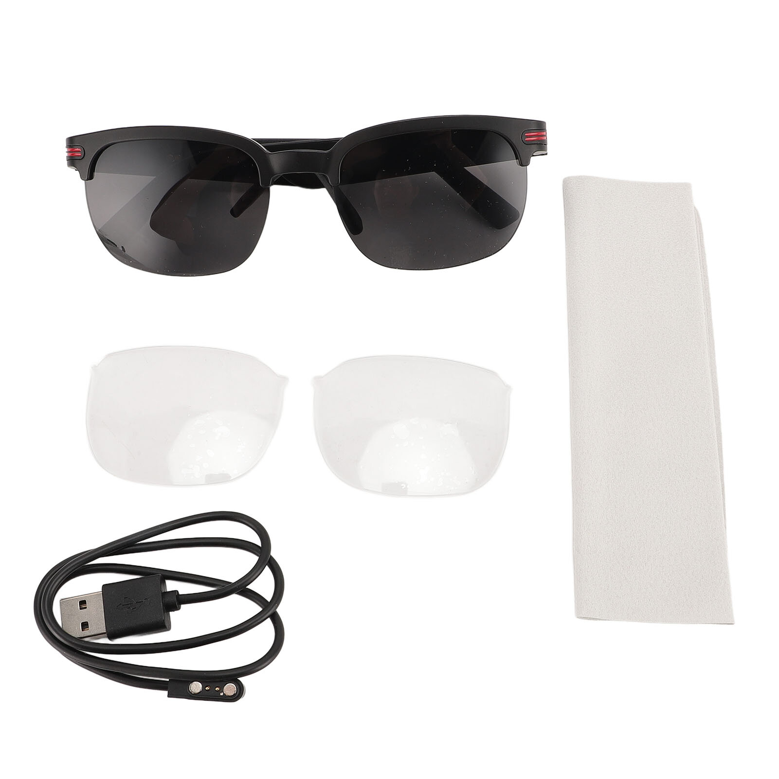 Bluetooth-очкисостереозвуком, поляризованнымилинзами, водонепроницаемостьюIP67, наушникидляпрослушиваниямузыки, ездынамотоциклеивождения.