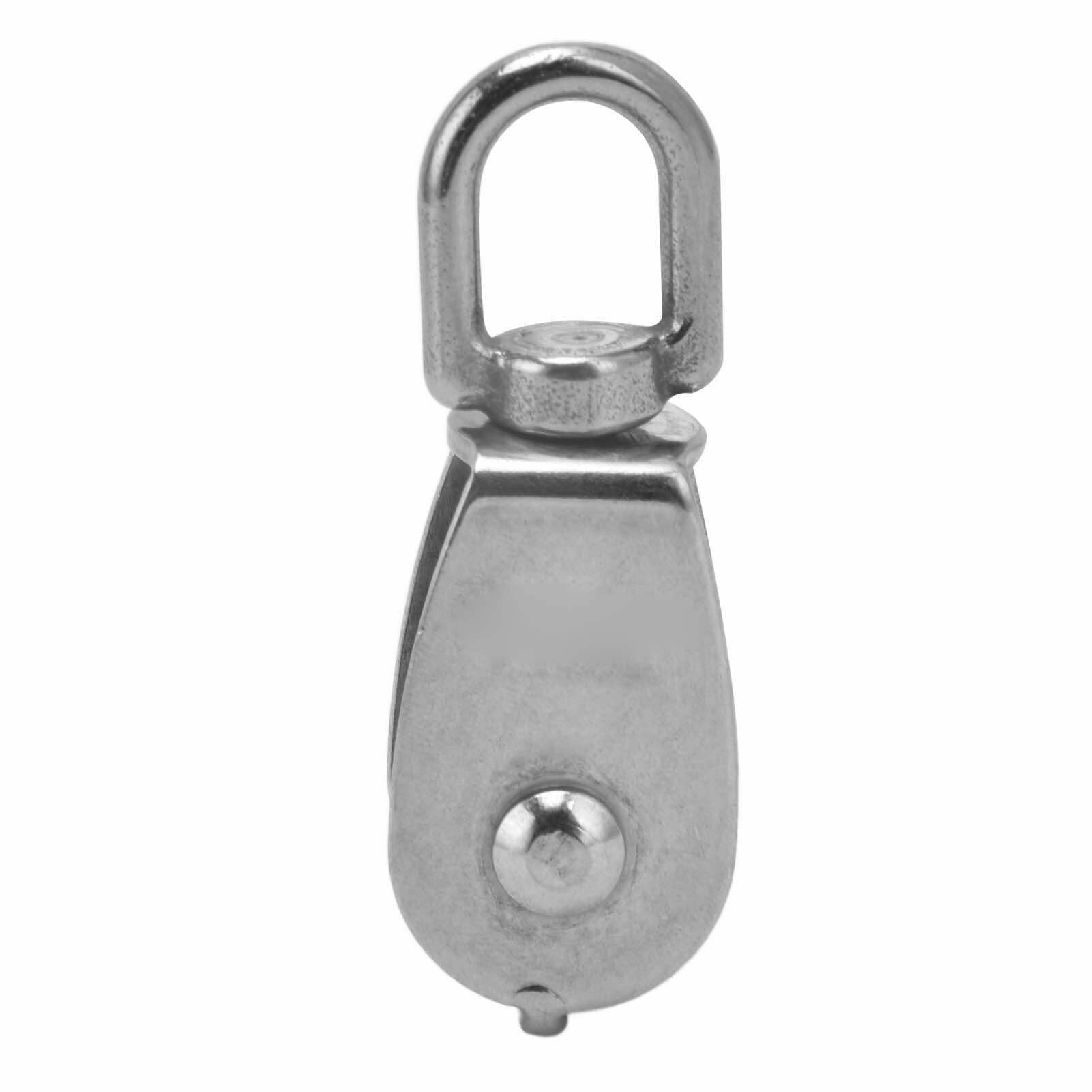 Шкив из нержавеющей Стали 304 Прочный Удобный Безопасный Тросовый Подъемный шкив15