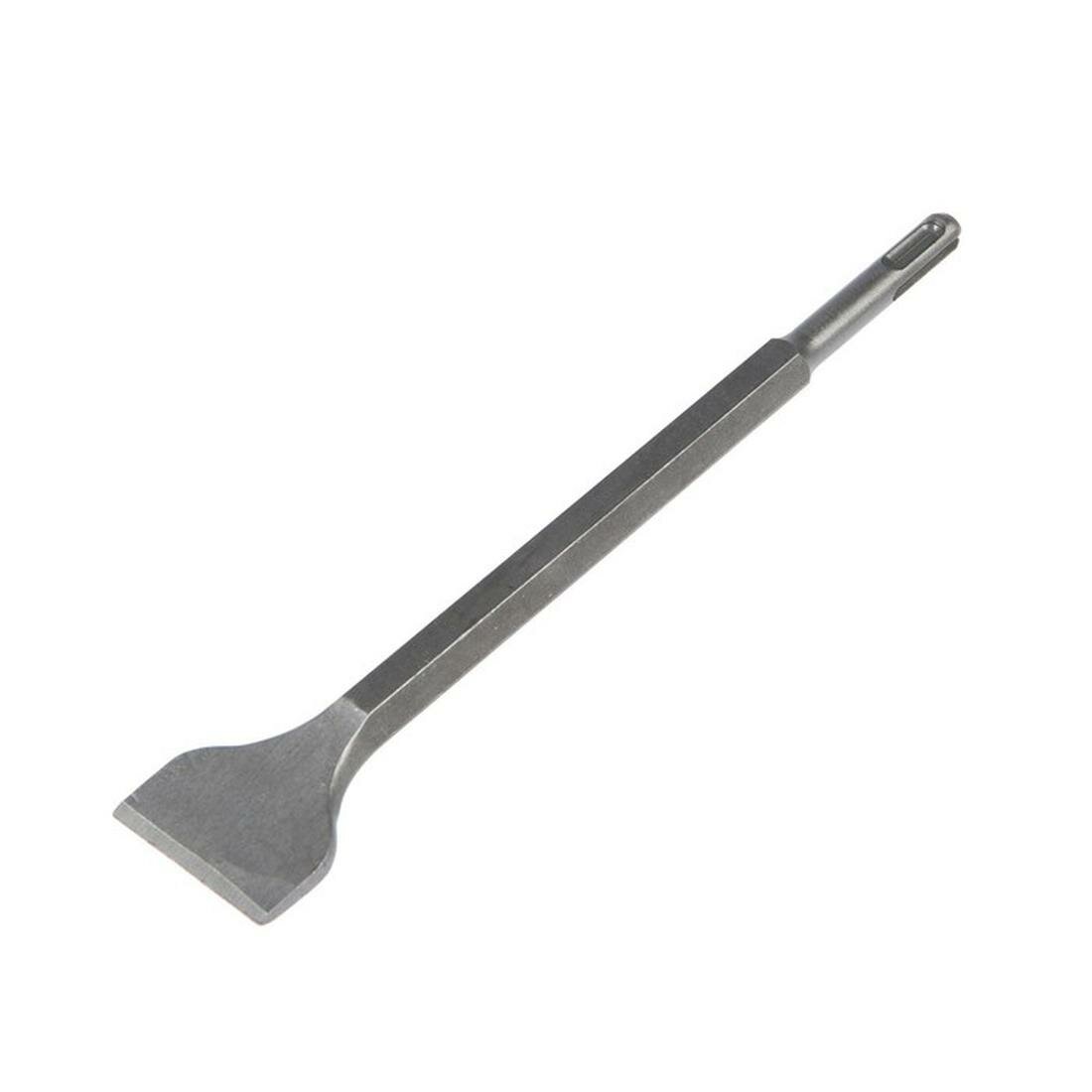 Зубило плоское широкое тундра, SDS-plus, размер 14 х 40 x 250 мм