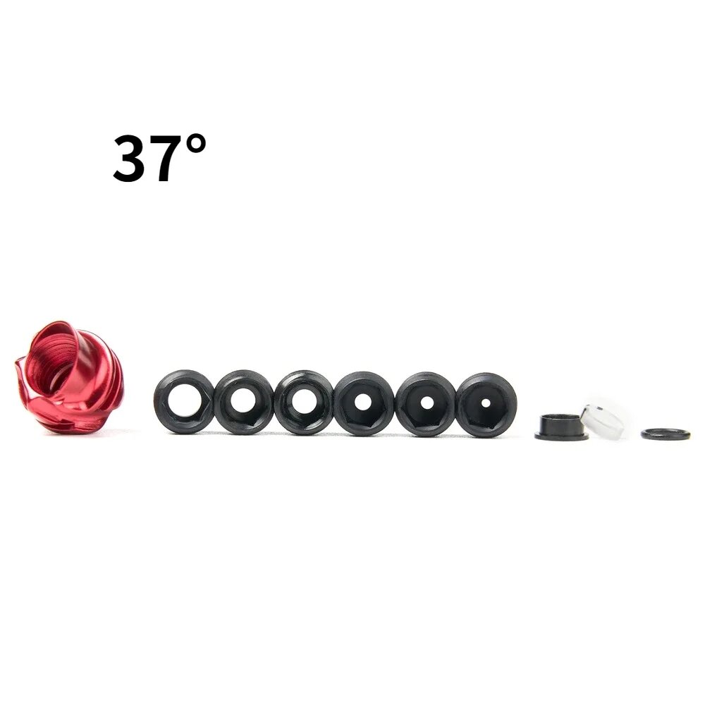 Оглядывающий блочный лук, линза для осветлителя, набор мишеней для прицеливания, алюминиевая Red 37