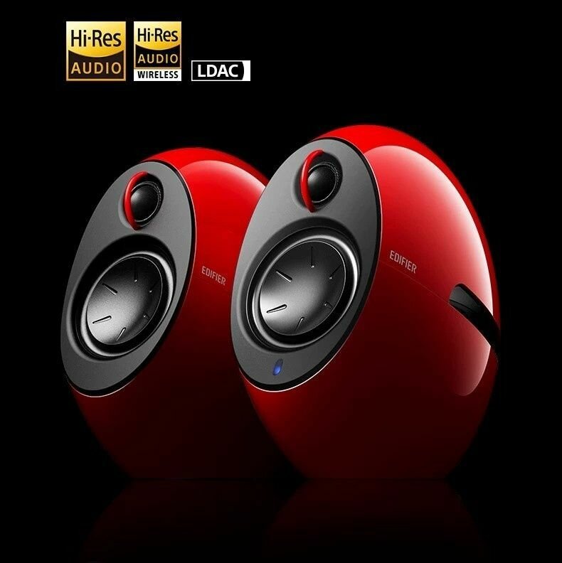 Edifier/Мультимедийная колонка Rambler e25HD с качеством звука на уровне HIFI для компьютера и телевизора audio home 2.0, Красный